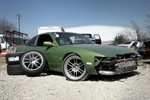 ASD MOB Prospect Brock White’s Green Nissan 240sx on Enkei RPF1 & Soon ...