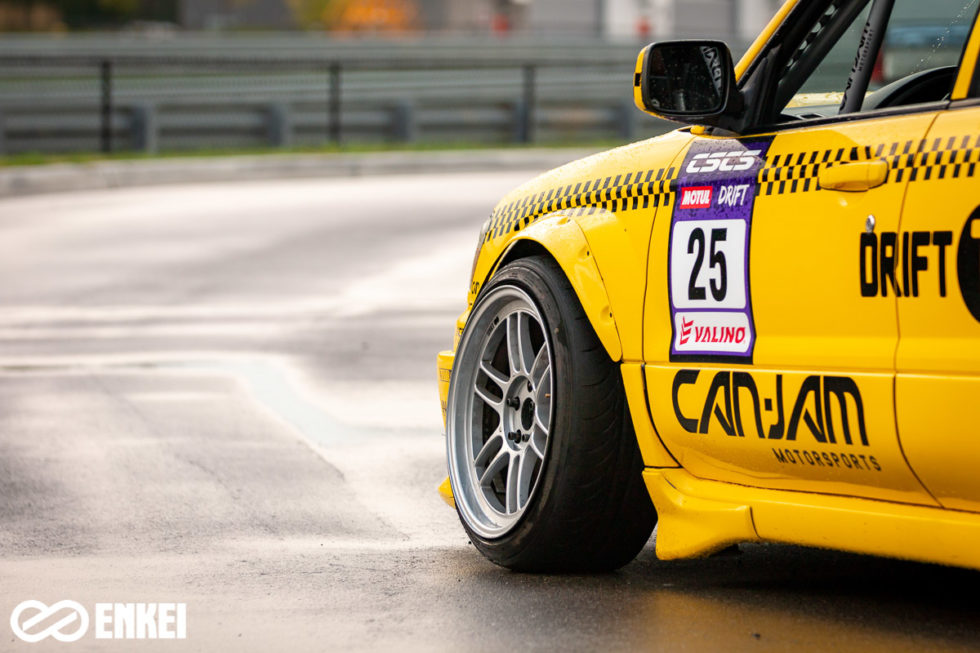 Subaru Forester Can-Jam Drift Taxi on Enkei RPF1 | Enkei Wheels