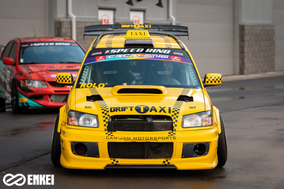Subaru Forester Can-Jam Drift Taxi on Enkei RPF1 | Enkei Wheels
